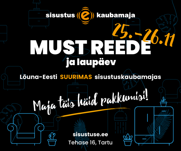MUST REEDE — Sisustus E Kaubamaja / Mööbel Tartus